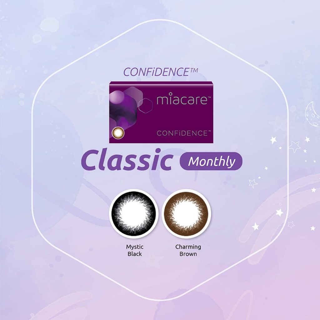 Miacare Color Confidence Silicone Hydrogel Monthly Disposable Contact ...