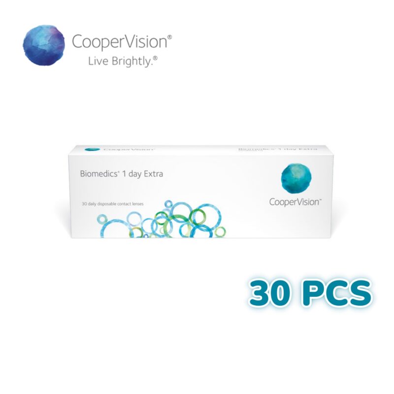 Cooper Vision Biomedics 1 Day Extra Daily Disposable Contact Lenses (30 ...