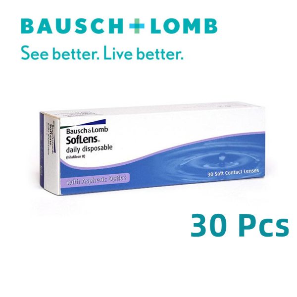 (1 Piece) Daily Silicone Hydrogel Clear 1 Day No Color Daily Disposable ...