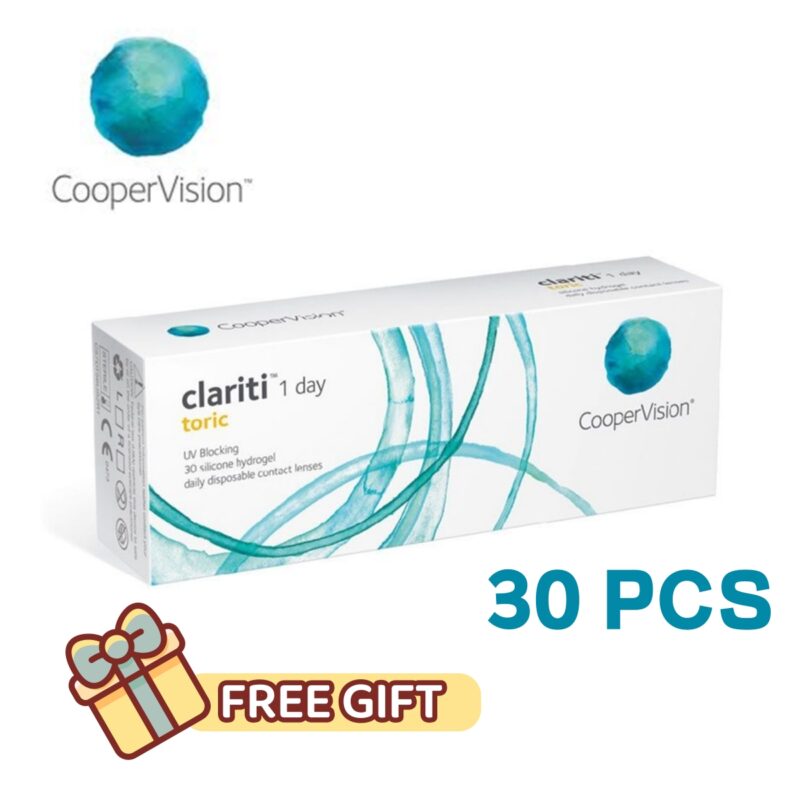 Cooper Vision Clariti 1 Day Toric Silicone Hydrogel Daily Disposable ...
