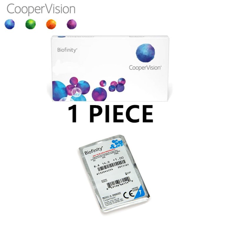 Cooper Vision Biofinity Toric Silicone Hydrogel Contact Lenses (6 PCS ...