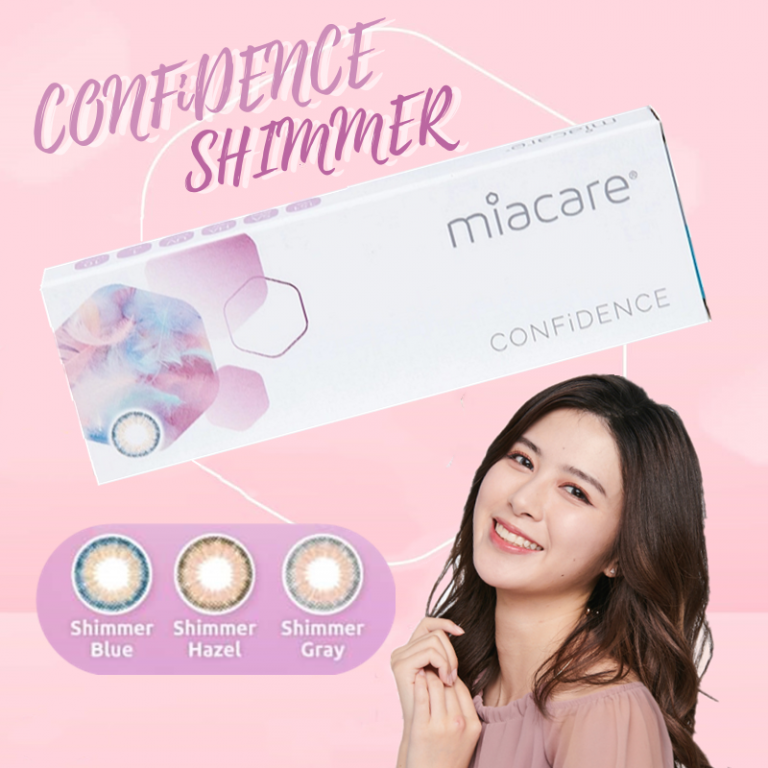 Miacare Confidence Shimmer Daily Disposable Silicone Hydrogel Color ...