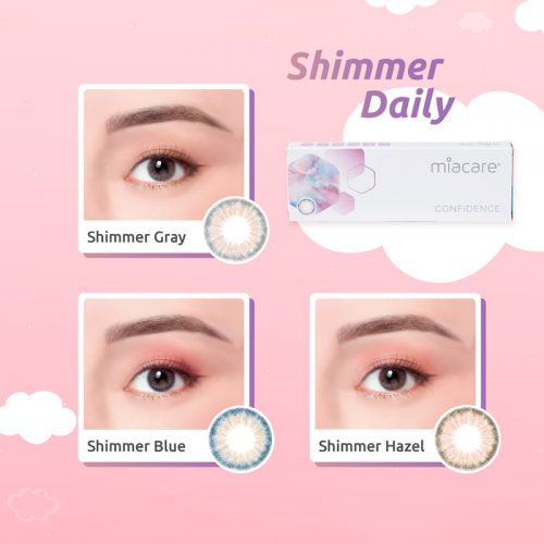 Miacare Confidence Shimmer Daily Disposable Silicone Hydrogel Color ...