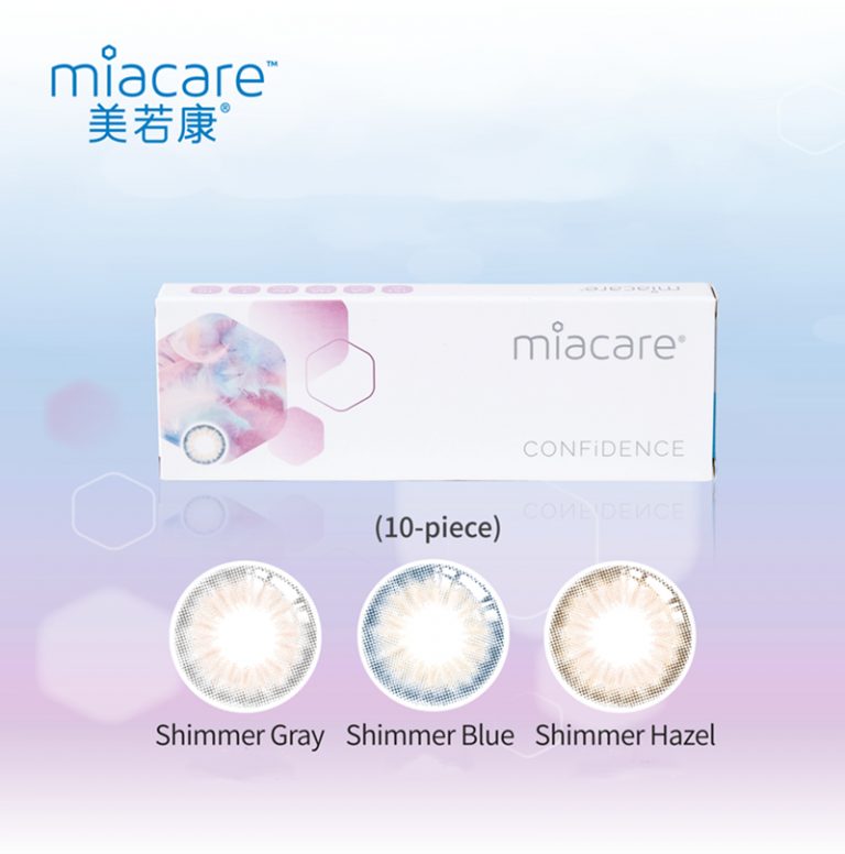 Miacare Confidence Shimmer Daily Disposable Silicone Hydrogel Color ...