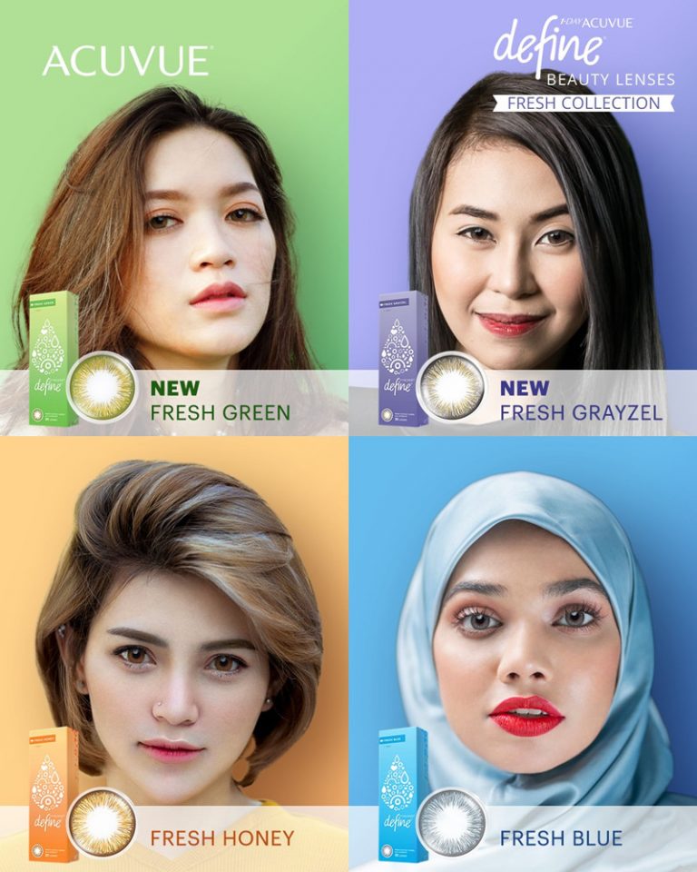 ACUVUE Define Fresh 1 Day Daily Disposable Cosmetic Color Contact Lens ...