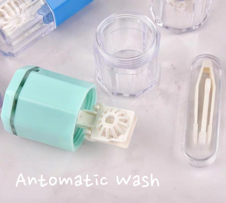 Rechargeable Electric Automatic Rotation Contact Lens Cleaning Machine ...