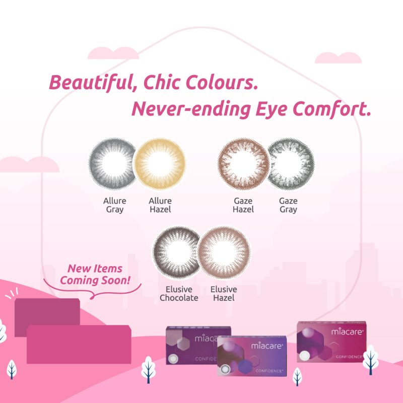 Miacare Confidence Elusive/Allure Monthly Disposable Silicone Hydrogel ...