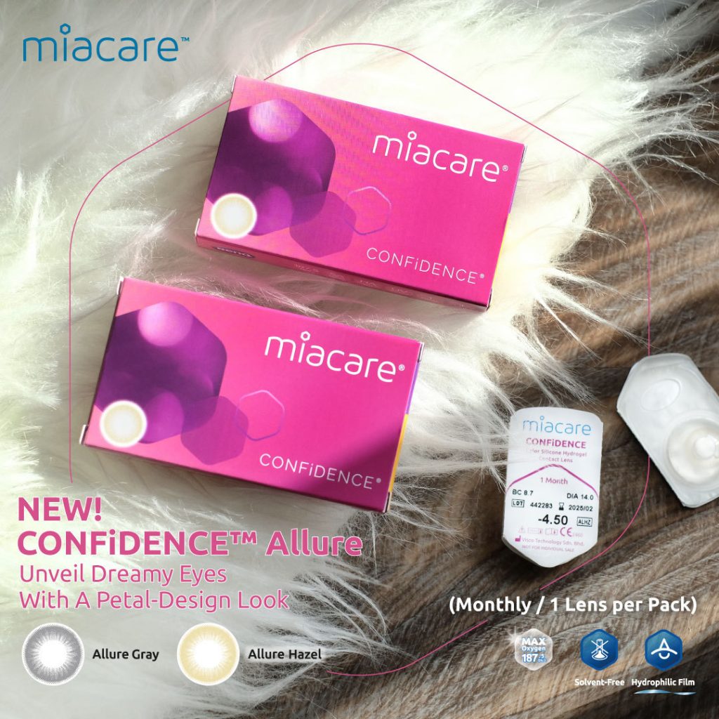 Miacare Confidence Elusive/Allure Monthly Disposable Silicone Hydrogel ...
