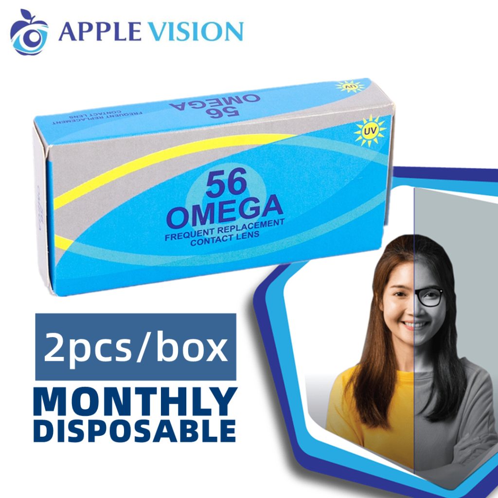 IGEL Omega 56 Monthly Disposable Clear Contact Lenses (2 pcs) - My Lens
