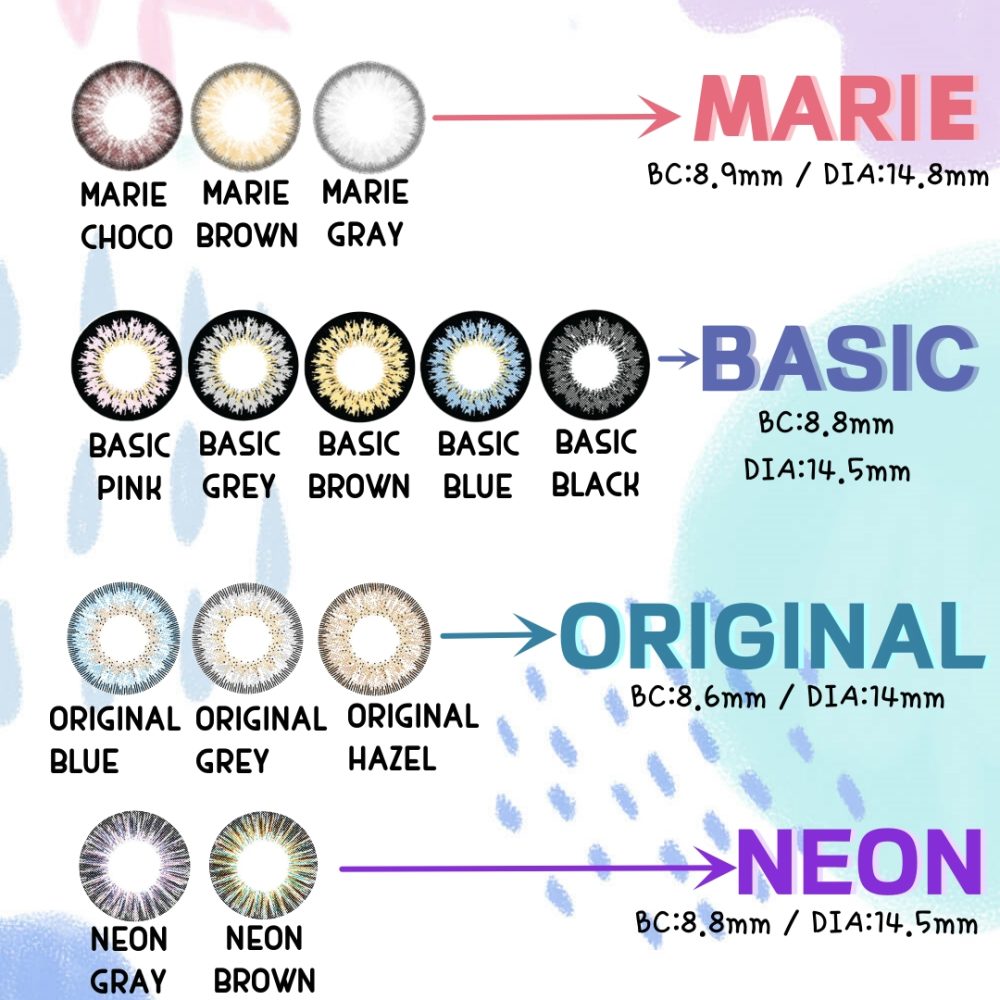 IGEL MAGIC POP Marie / Original / Basic / Neon Monthly Disposable ...