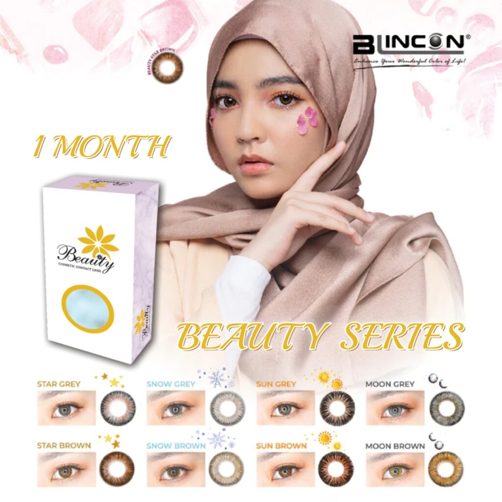 Blincon Beauty Monthly Disposable Color Cosmetic Contact Lenses (2 pcs ...