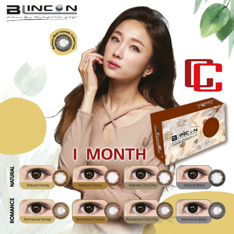 Blincon CC Monthly Disposable Color Cosmetic Contact Lenses (2 pcs ...