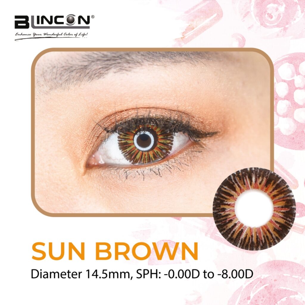 Blincon Beauty Monthly Disposable Color Cosmetic Contact Lenses (2 pcs ...