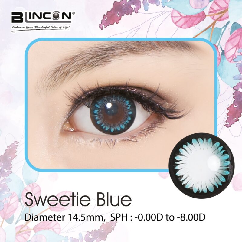 Blincon Sweetie Monthly Disposable Color Cosmetic Contact Lenses (2 pcs ...