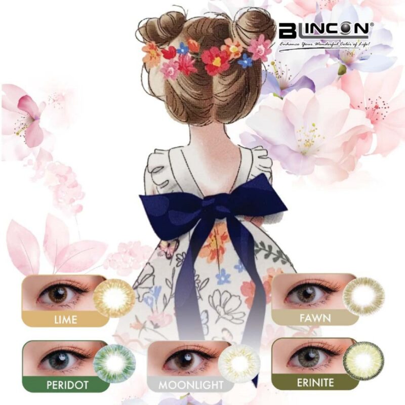 Blincon ViVi Monthly Disposable Color Cosmetic Contact Lenses (2 pcs ...