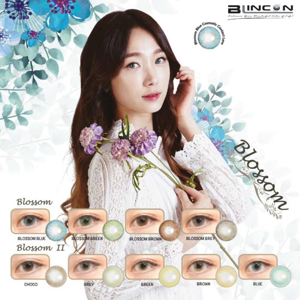 Blincon Blossom & Blossom II 3 Months Disposable Color Cosmetic Contact ...