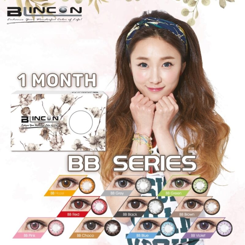 Blincon BB Monthly Disposable Color Cosmetic Contact Lenses (2 pcs ...