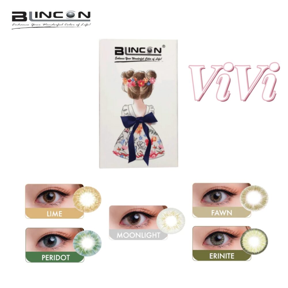 Blincon ViVi Monthly Disposable Color Cosmetic Contact Lenses (2 pcs ...