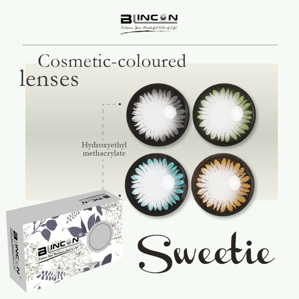 Blincon Sweetie Monthly Disposable Color Cosmetic Contact Lenses (2 pcs ...