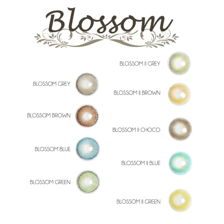 Blincon Blossom & Blossom II 3 Months Disposable Color Cosmetic Contact ...