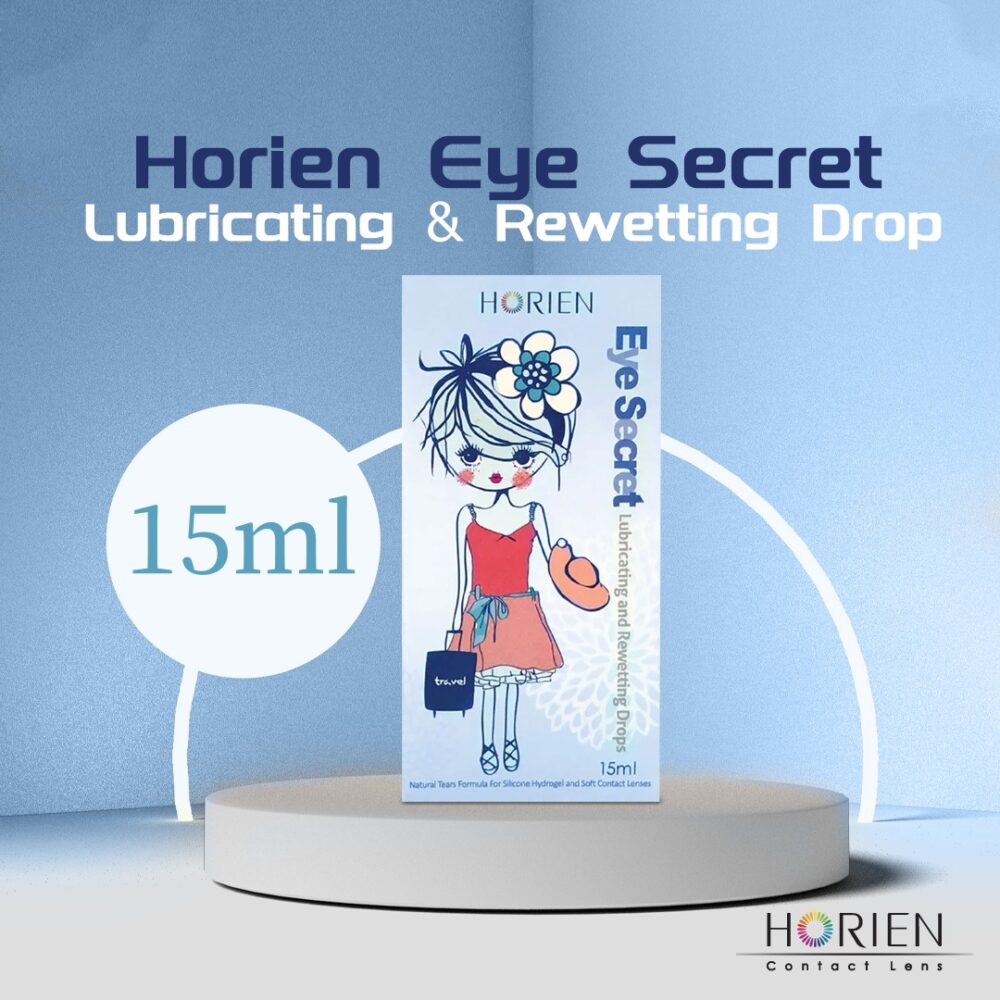 (15ml) Horien Eye Secret Lubricating and Rewetting Drops - My Lens