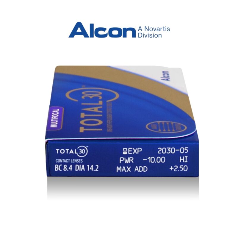(3pcs + 1pcs) Alcon Total 30 Multifocal Monthly Disposable Contact Lens ...